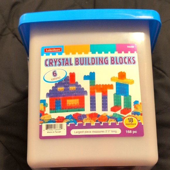 Toys | Crystal Building Blocks Blue Lid | Poshmark
